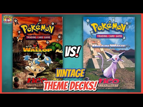 Wallop Vs. Brain Wave - Pokémon Neo Discovery TCG Theme Deck Battle ...