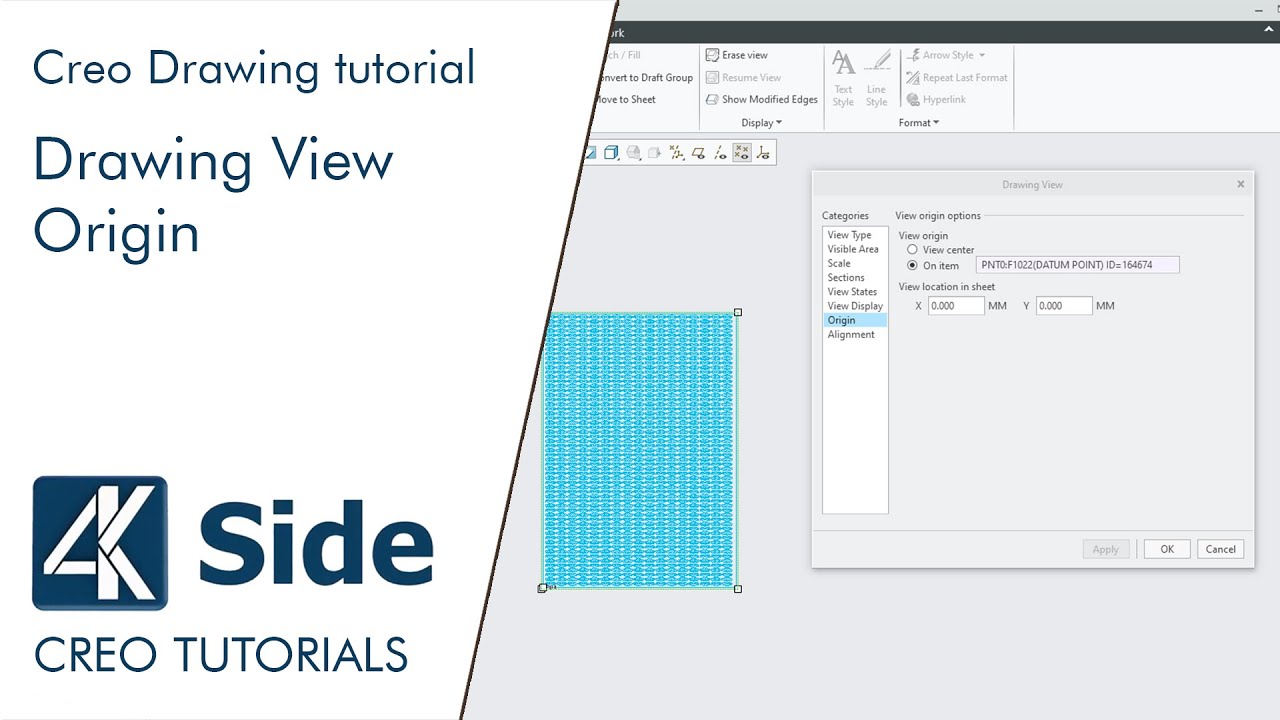 Drawing View Origin - How to place a View to specific location - YouTube