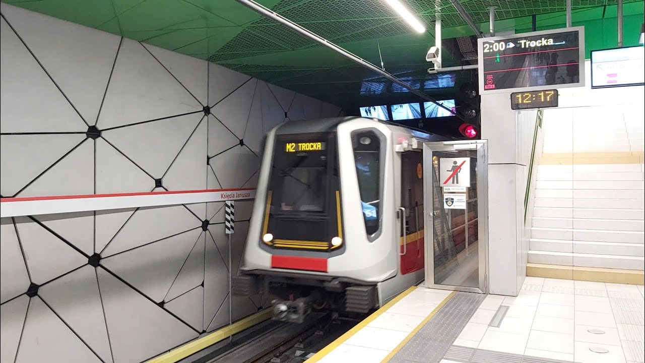 Stacje Metra - Linia M2 (Warszawa) - YouTube