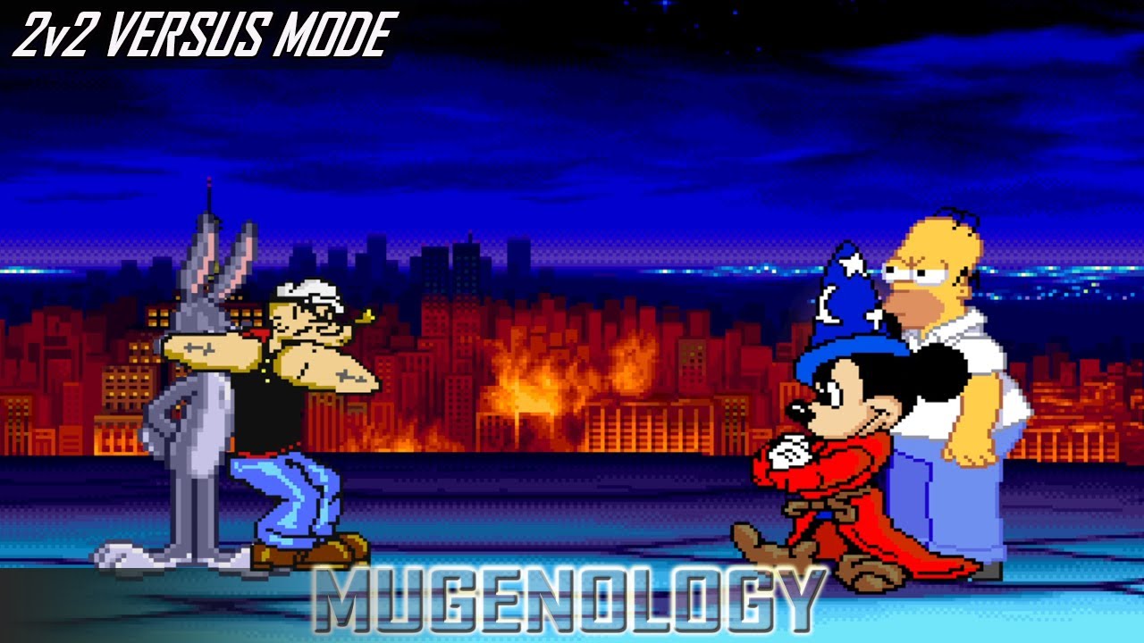 Popeye & Bugs Bunny [Z] vs Homer Simpson & Wizard Mickey - 2v2 Versus ...