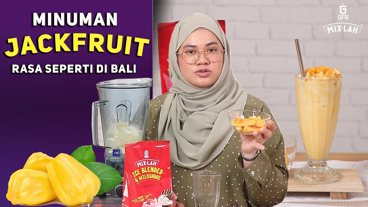 Ice Blend Jackfruit ala Restoran Bali! Idea Resepi Minuman Cafe - YouTube