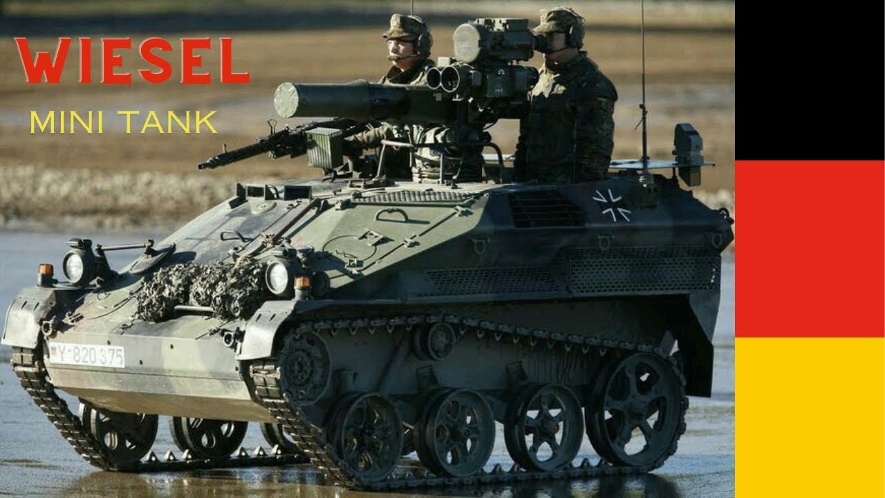 WIESEL mini tank của người Đức - YouTube