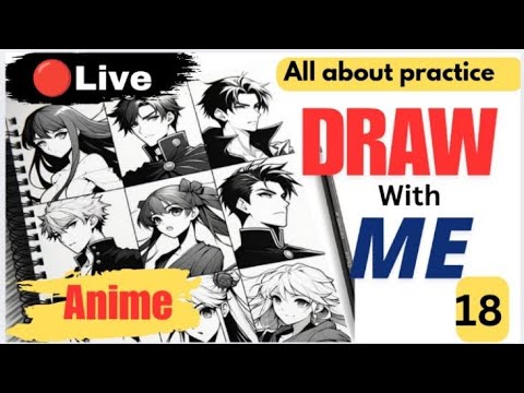 Tell me Any Anime Character l'lII Draw it on live #anime #sketch # ...