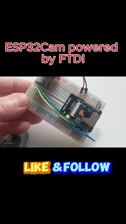 ESP32Cam with FTDI USB - YouTube