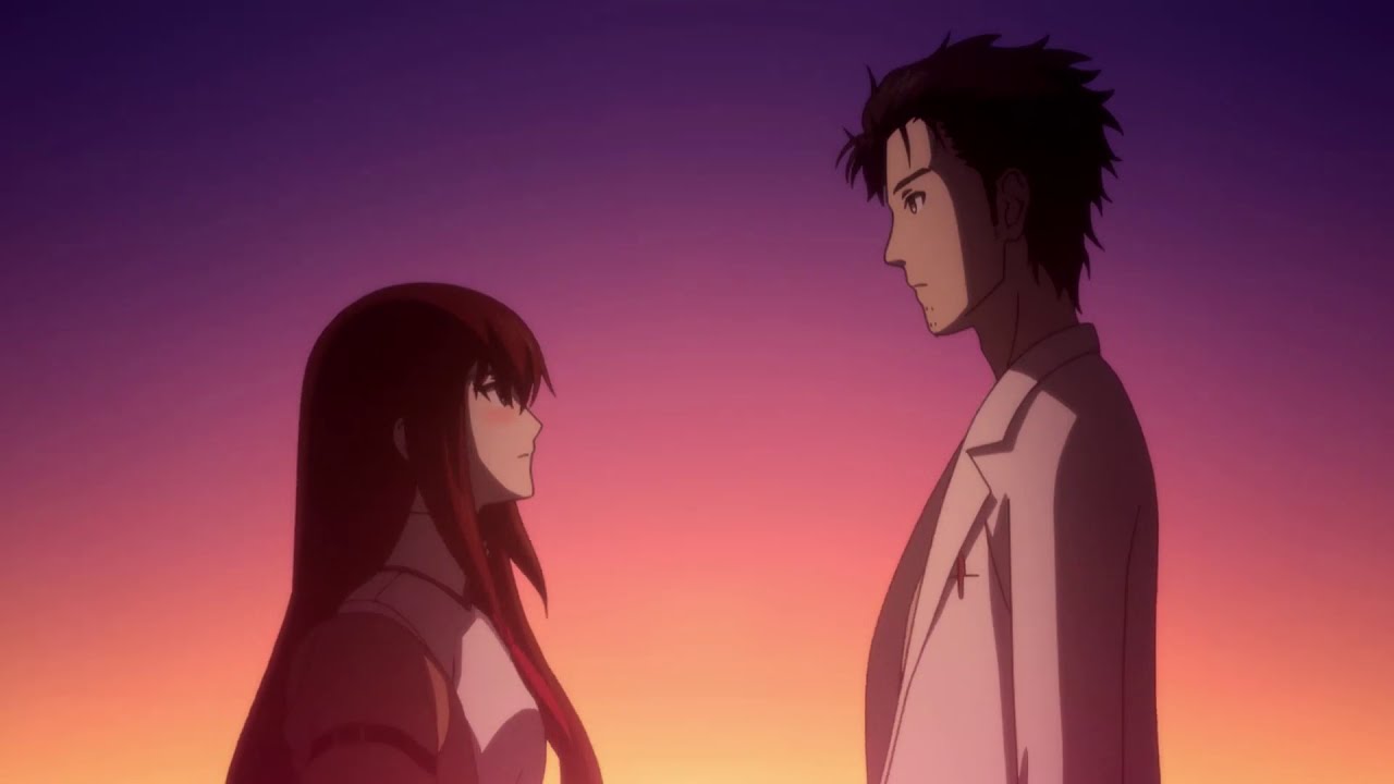 Steins;Gate - Kurisu and Okabe sunset scene - OST: Christina I - YouTube