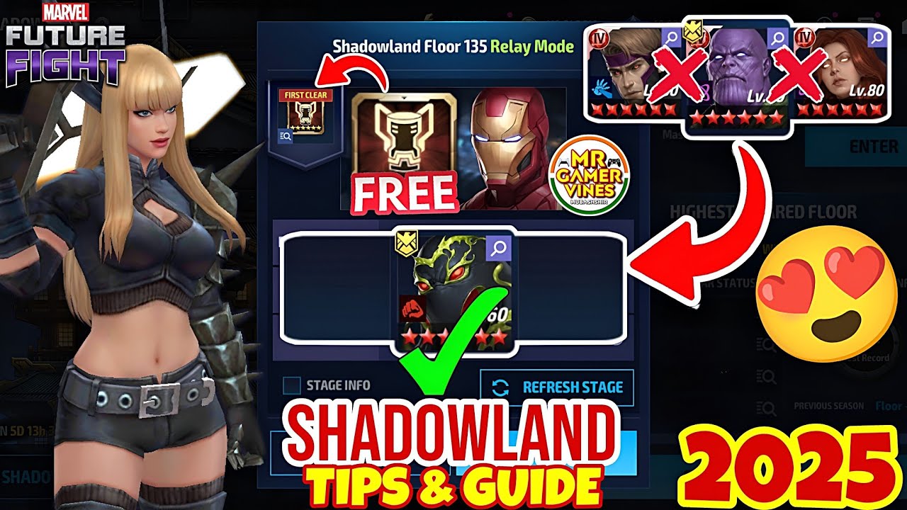 Shadowland Tips And Guide 😍 Free CTP Selector & Floors Up | Marvel Future Fight - YouTube