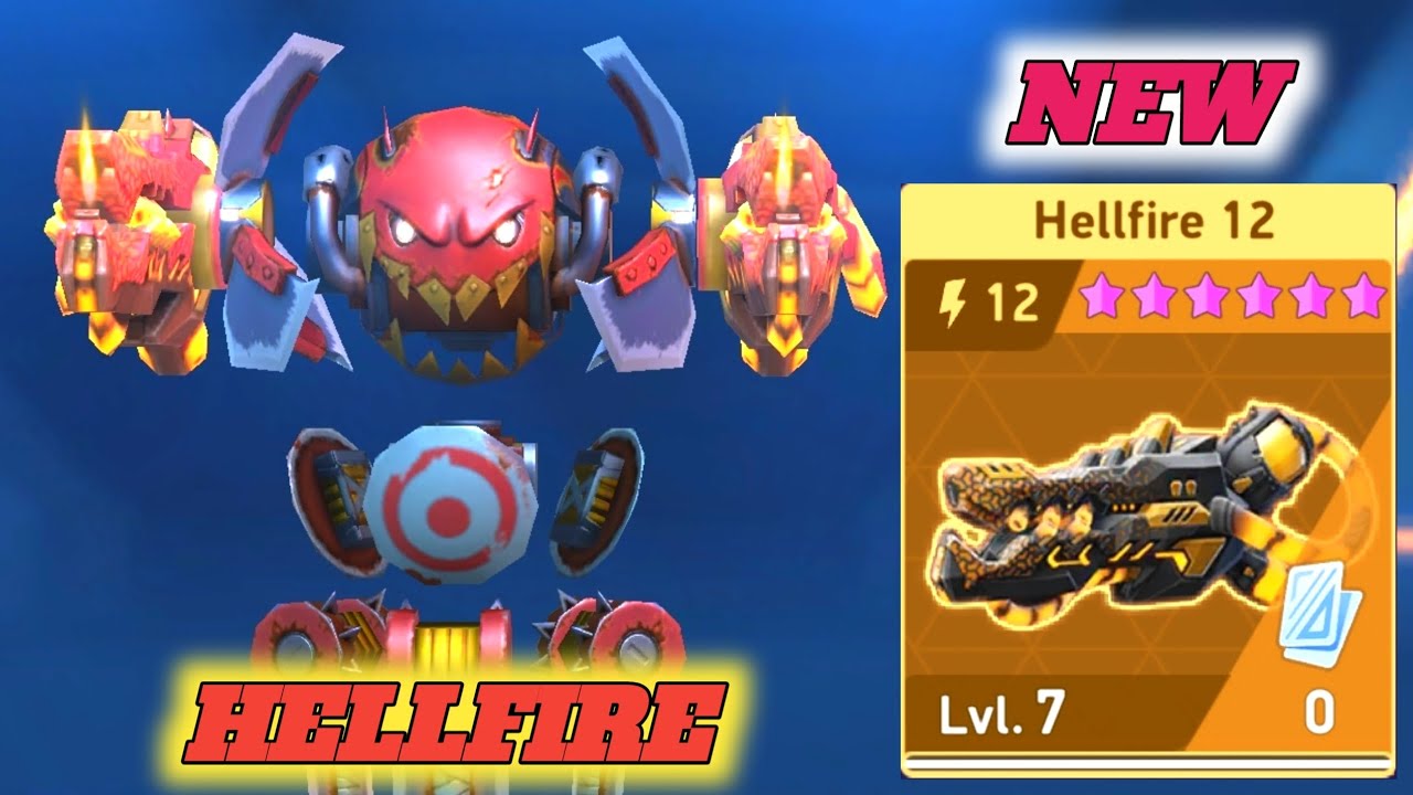 New Weapon Hellfire 12 Is Here - Now Let's Burn The Enemies | Mech ...