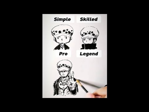 How to Draw Law | OnePiece | Easy Drawing - YouTube