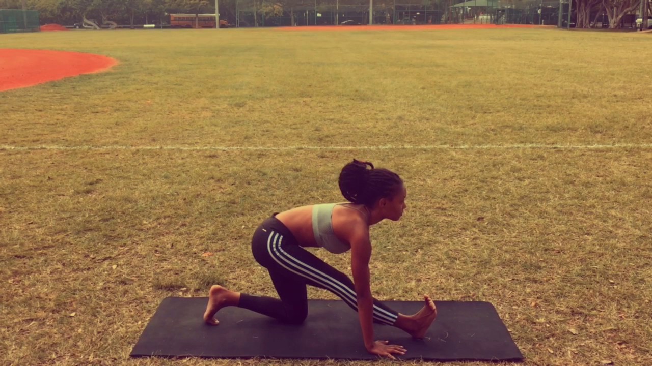 Half splits - YouTube