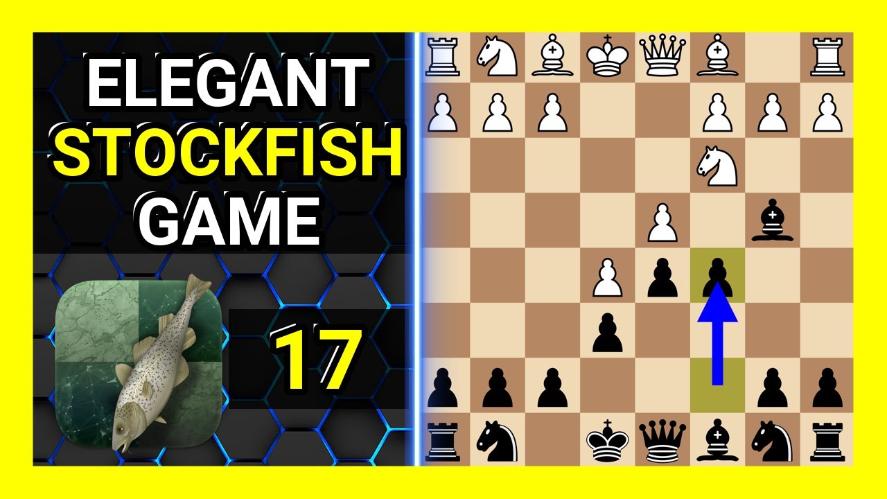 Elegant Stockfish 17 Chess Game, French Defense, Winawer Variation ...