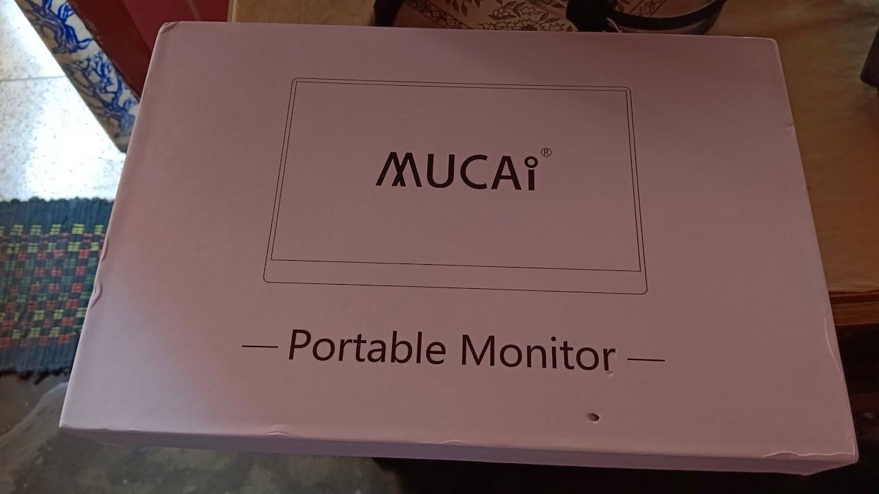 Mucai Portable Monitor Unboxing & Testing • MUCAI BX156 • Vesa Mount ...