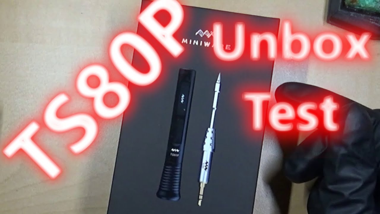 TS80P Soldering Iron - Unboxing and checking it out - YouTube