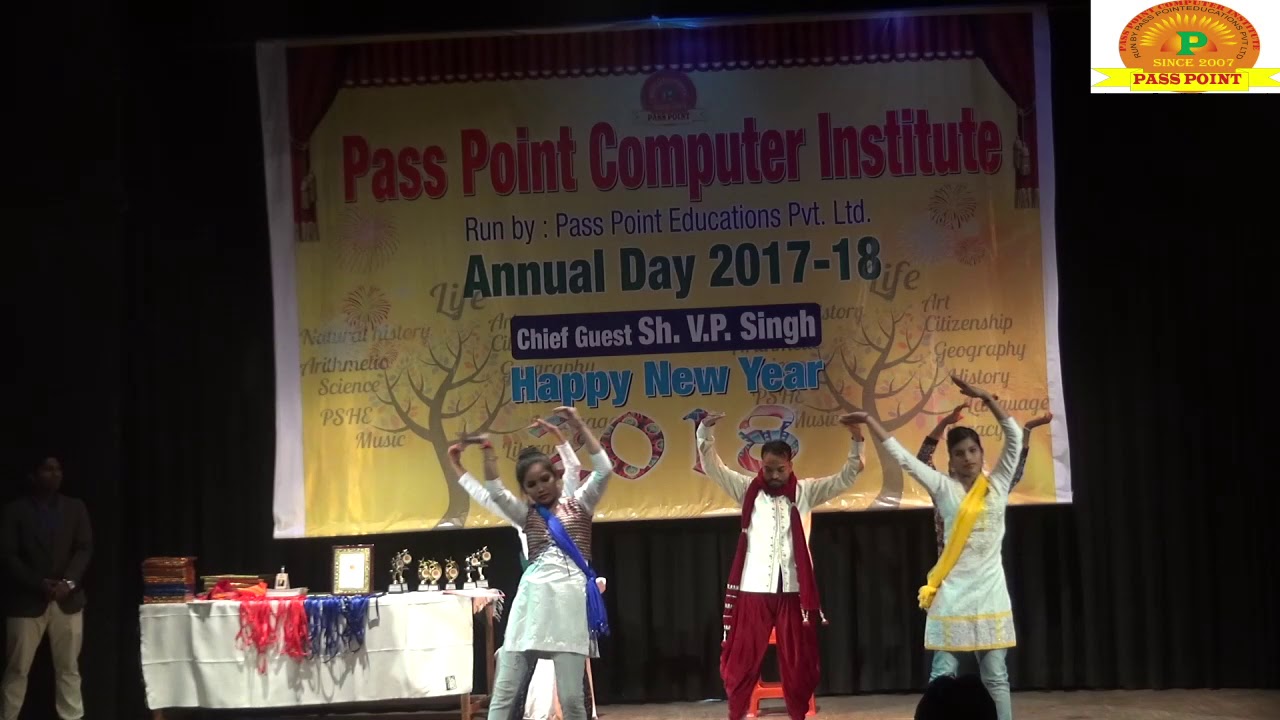 deva shri ganesha dance in pass point institute - YouTube