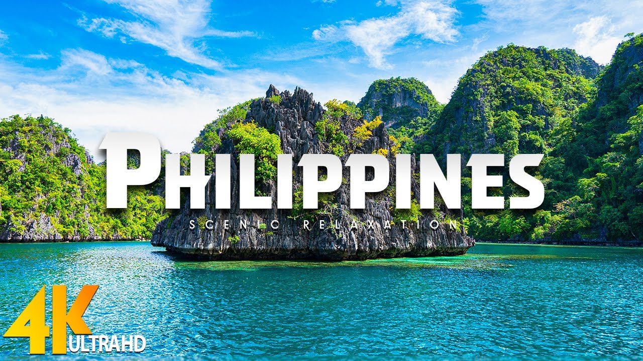 Philippines 4K • Beautiful Nature Scenery With Epic Cinematic Music ...