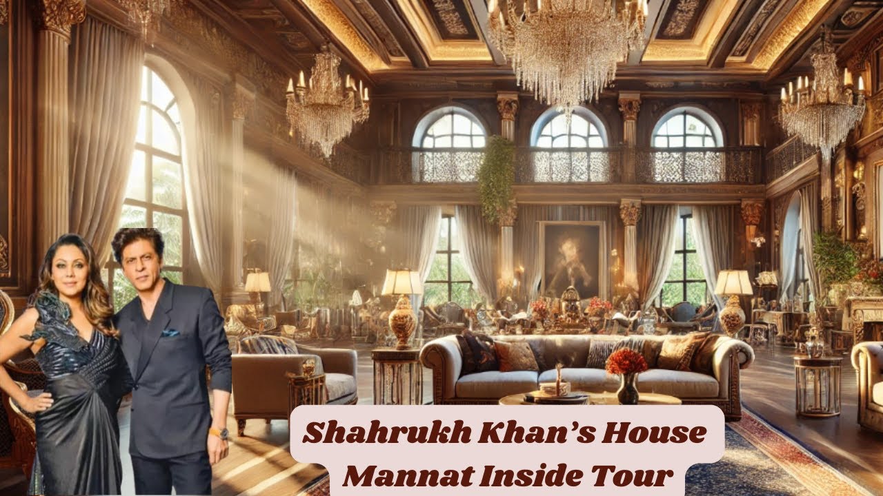Inside Shahrukh Khan's Extravagant Mannat Mansion - YouTube