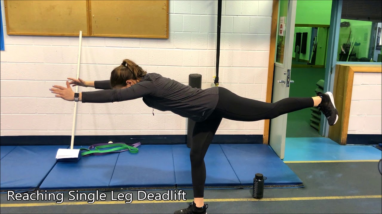 Reaching Single Leg Deadlift - YouTube