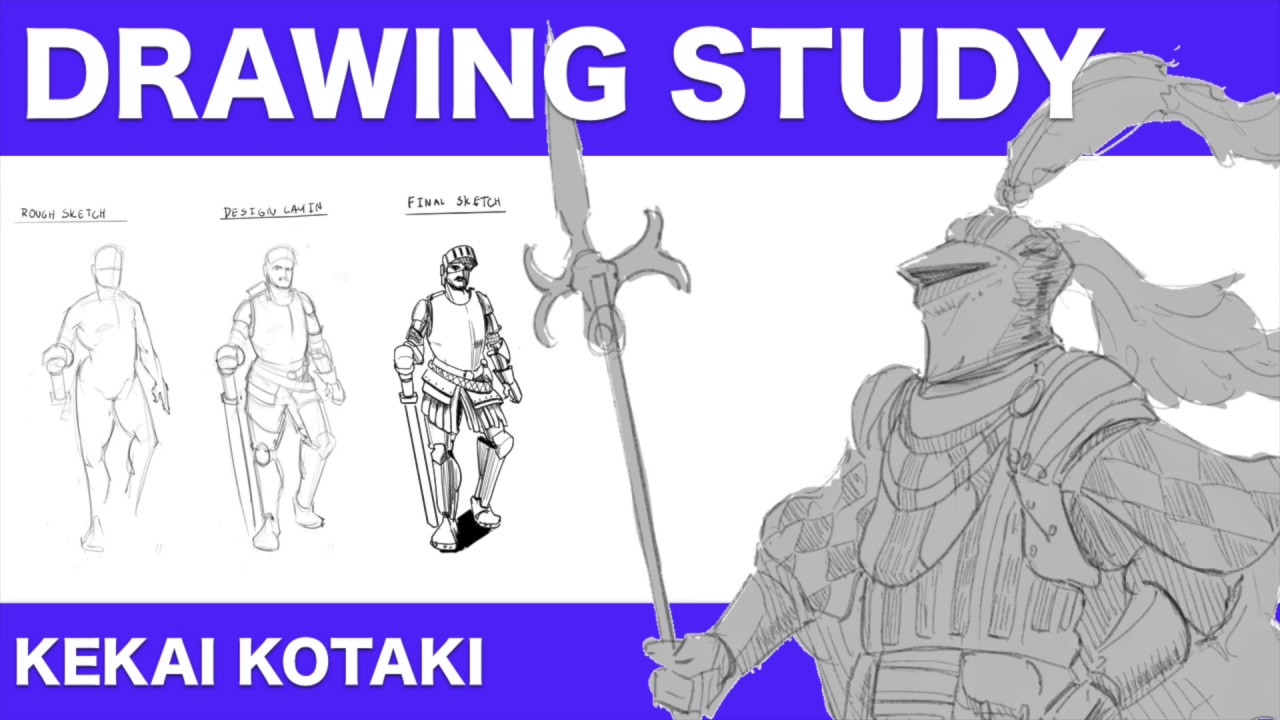 DRAWING STUDY: KEKAI KOTAKI - YouTube
