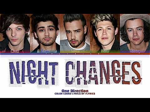 One Direction 'Night Changes' Lyrics (Color Coded Lyrics)