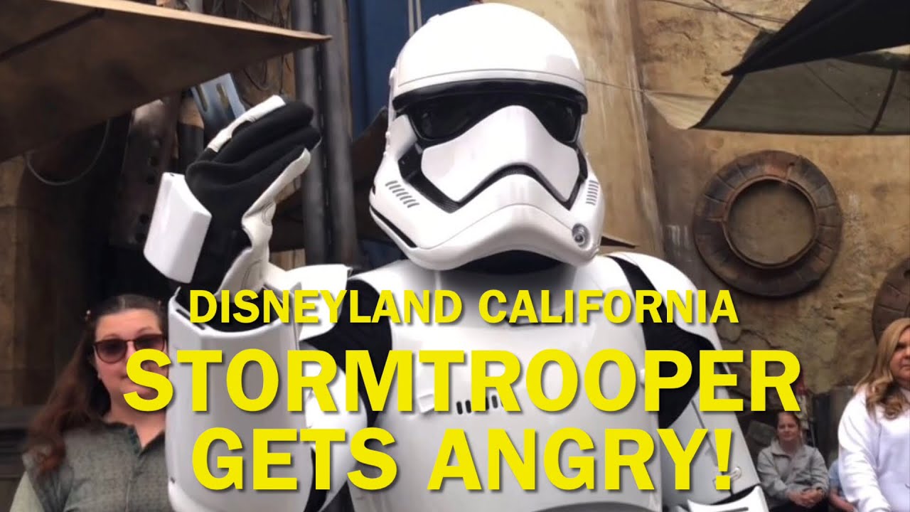 NEW: I Made This Stormtrooper Very Angry and THIS HAPPENED?! Disneyland ...