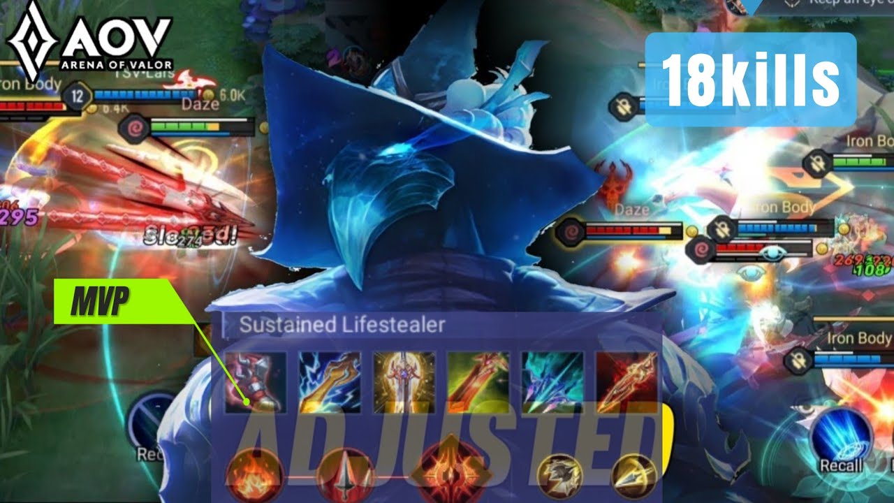 AOV : VALHEIN BEST BUILD | VALHEIN SUPPORTED BUILD PRO GAMRPLAY 2024 - YouTube