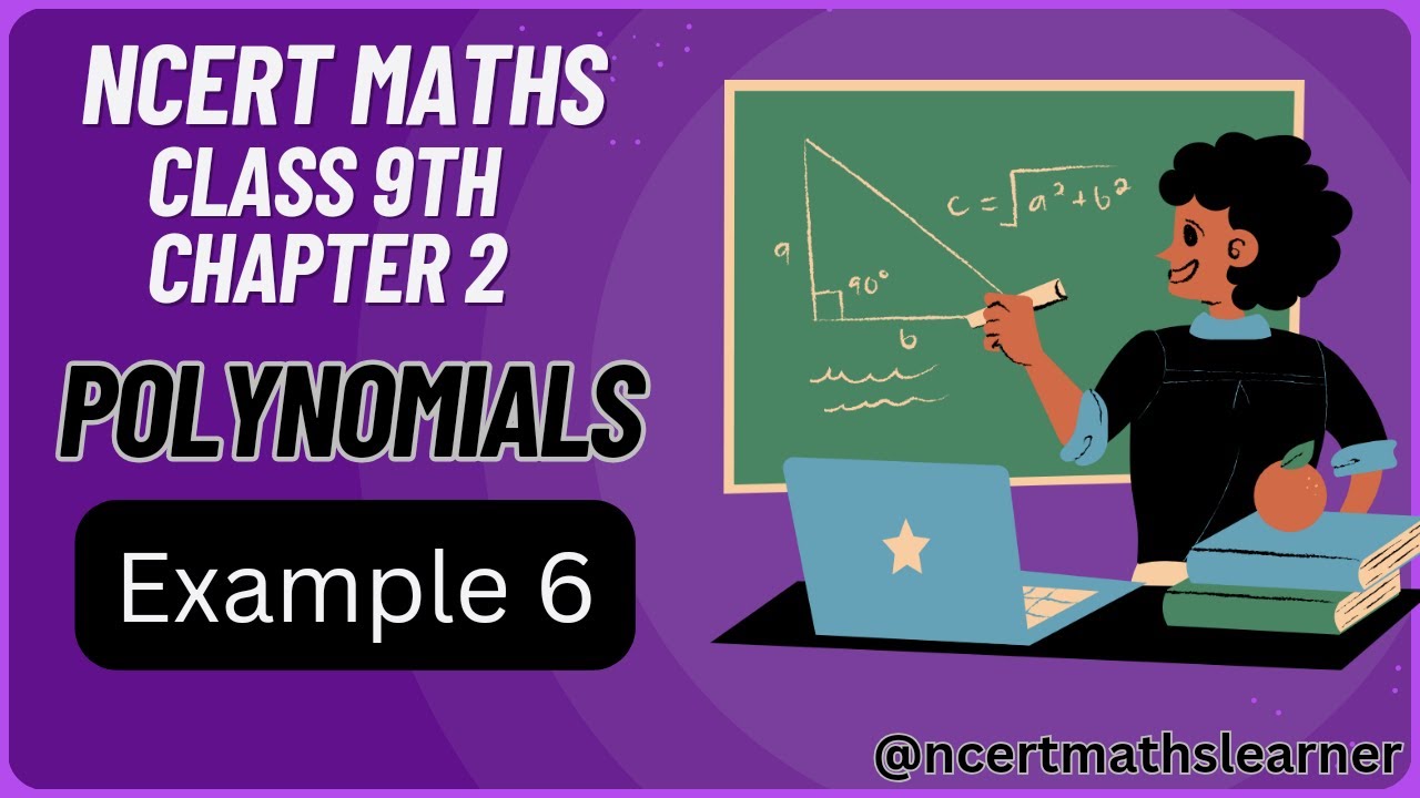 Ncert Class 9 maths | Chapter 2 | Example 6 | Polynomials #class9mathsncert #polynomialclass9 ...