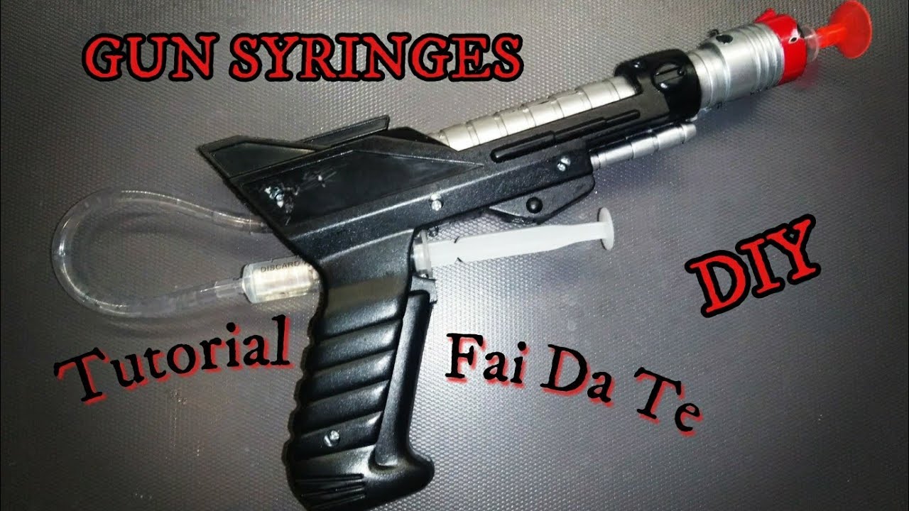 Syringes GUN DIY....pistolina a siringhe fai da te - YouTube