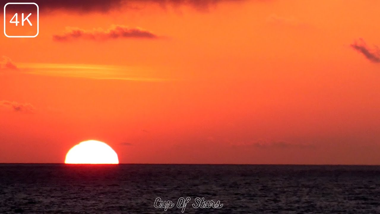LOOK AT THIS WONDERFUL SUNRISE AND YOU'LL FALL ASLEEP!!! Relax 4K Music ...