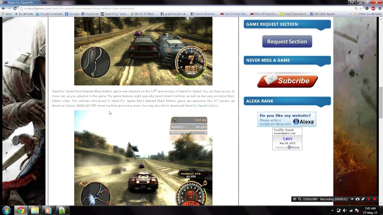 How To Install Need For Speed Most Wanted Black Edition Game Without ...