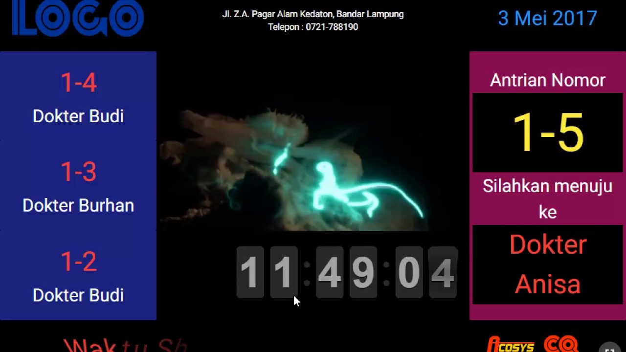 Memanggil Nomor Antrian (Acosys Customer Queue) - YouTube