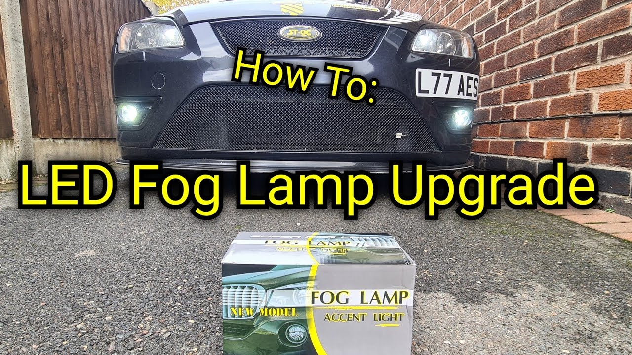 How To Fit Ford Focus ST LED Front Bumper Fog Light Units - YouTube