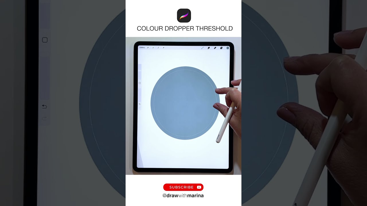 How To Use The Colour Dropper Threshold In Procreate YouTube How To Use The Colour Dropper Threshold In Procreate YouTube