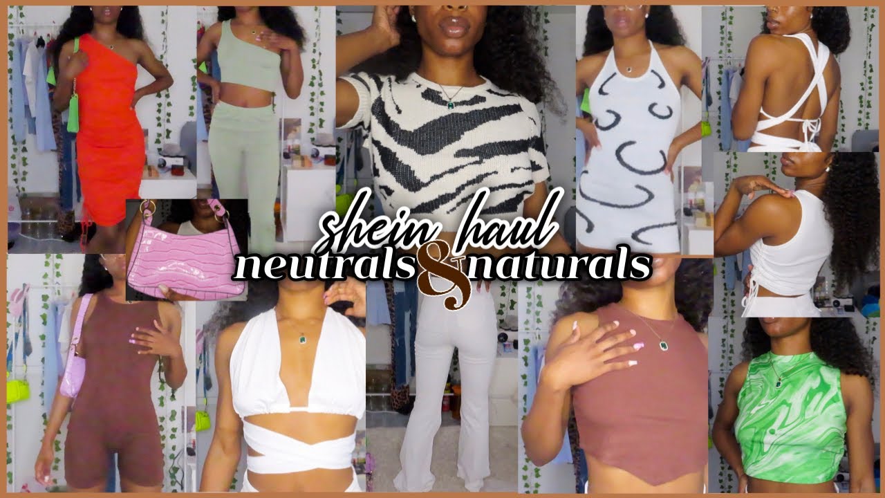 SHEIN TRY ON HAUL | neutrals & naturals ft. Dossier - YouTube