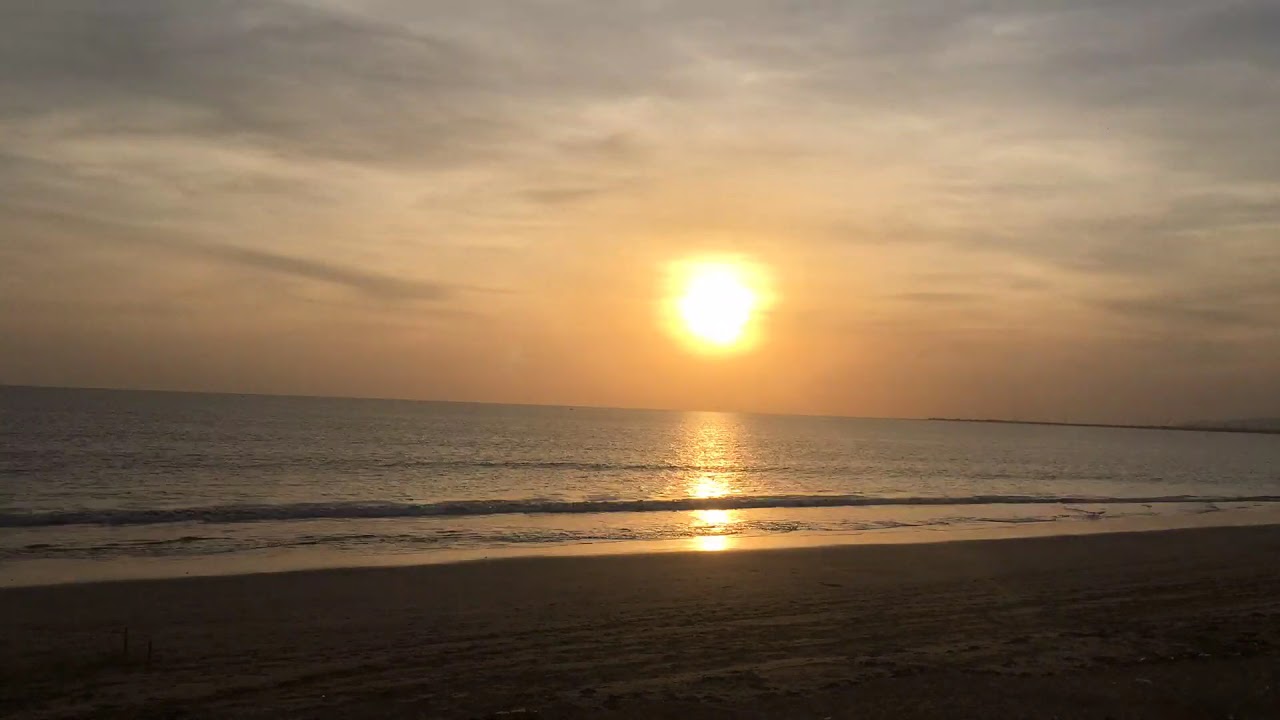 Sunset Timelapse Karachi beach - YouTube