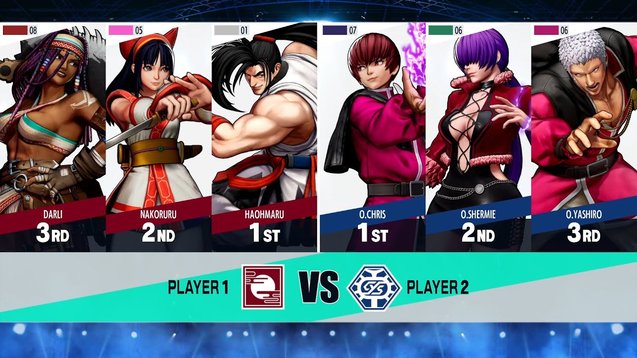 KOF XV | Team Samurai vs Team Awakened Orochi - YouTube