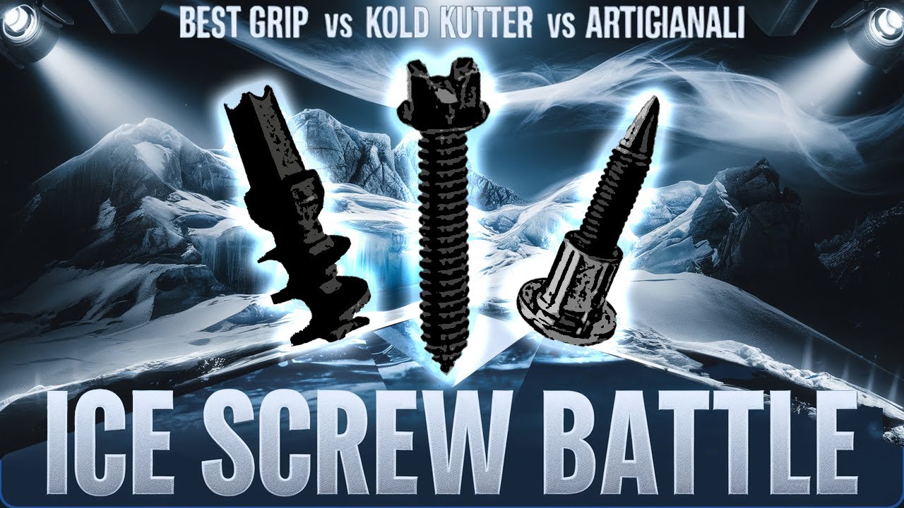 ICE SCREW BATTLE: Best Grip vs Kold Kutter vs Artigianali – Chi Vince ...