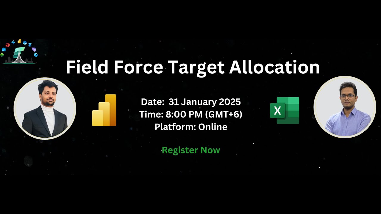 Field Force Target Allocation with Excel - YouTube