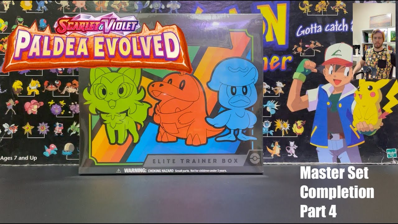 Pokemon Scarlet & Violet Paldea Evolved Master Set Part 4 - Elite ...
