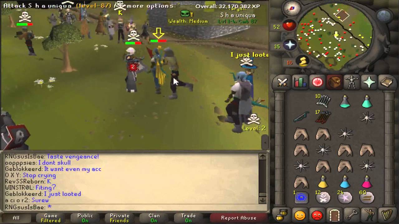 Terabyte - P2P Void Range Pking #1 - OSRS - YouTube