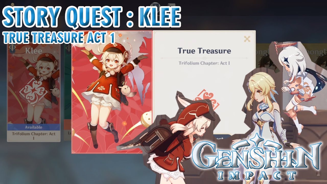 STORY QUEST : KLEE || GENSHIN IMPACT - YouTube