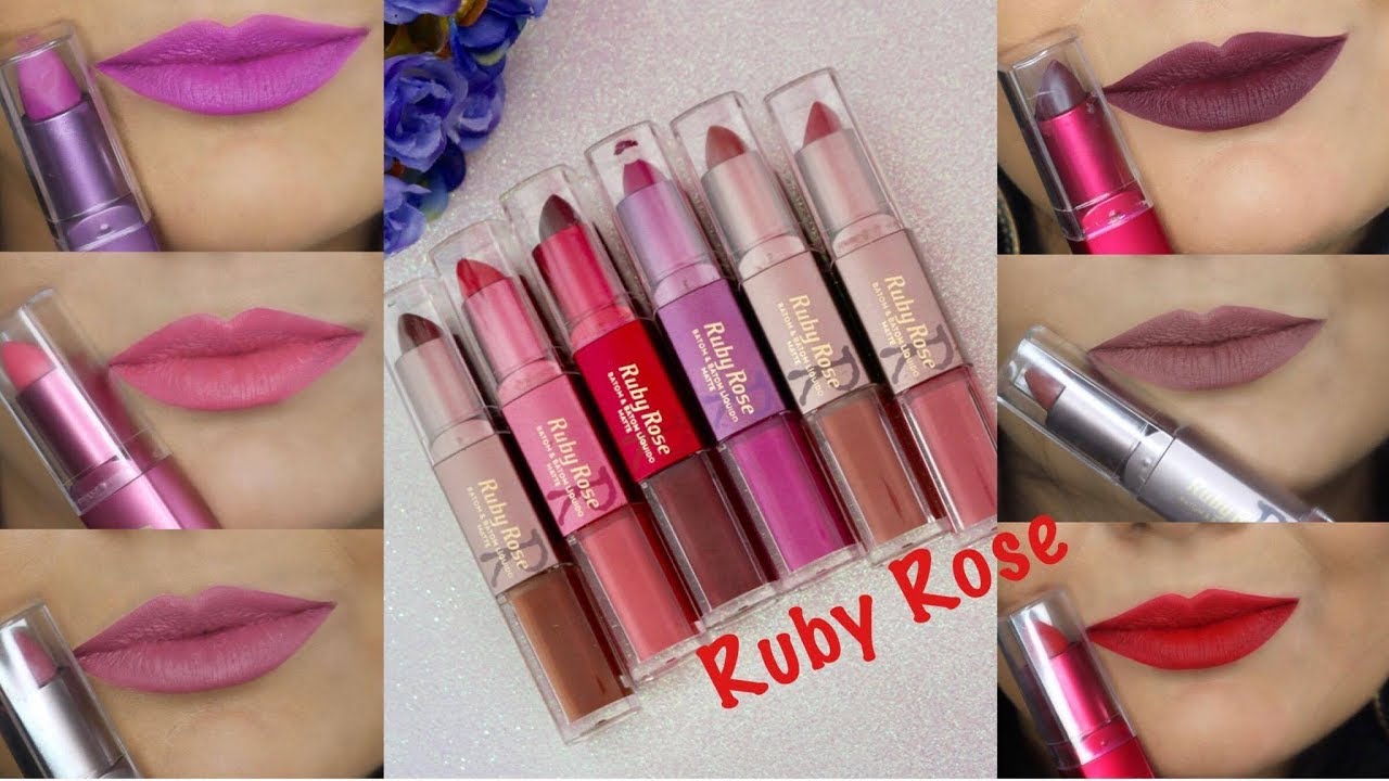 Resenha: Batons Duo Ruby Rose - YouTube