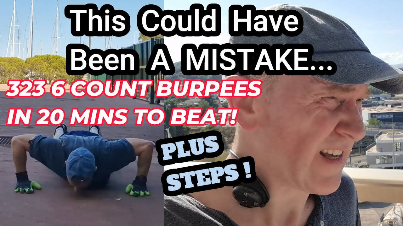 323 6 Count Burpees In 20 Minutes TO BEAT! Calisthenics Fitness Workout ...
