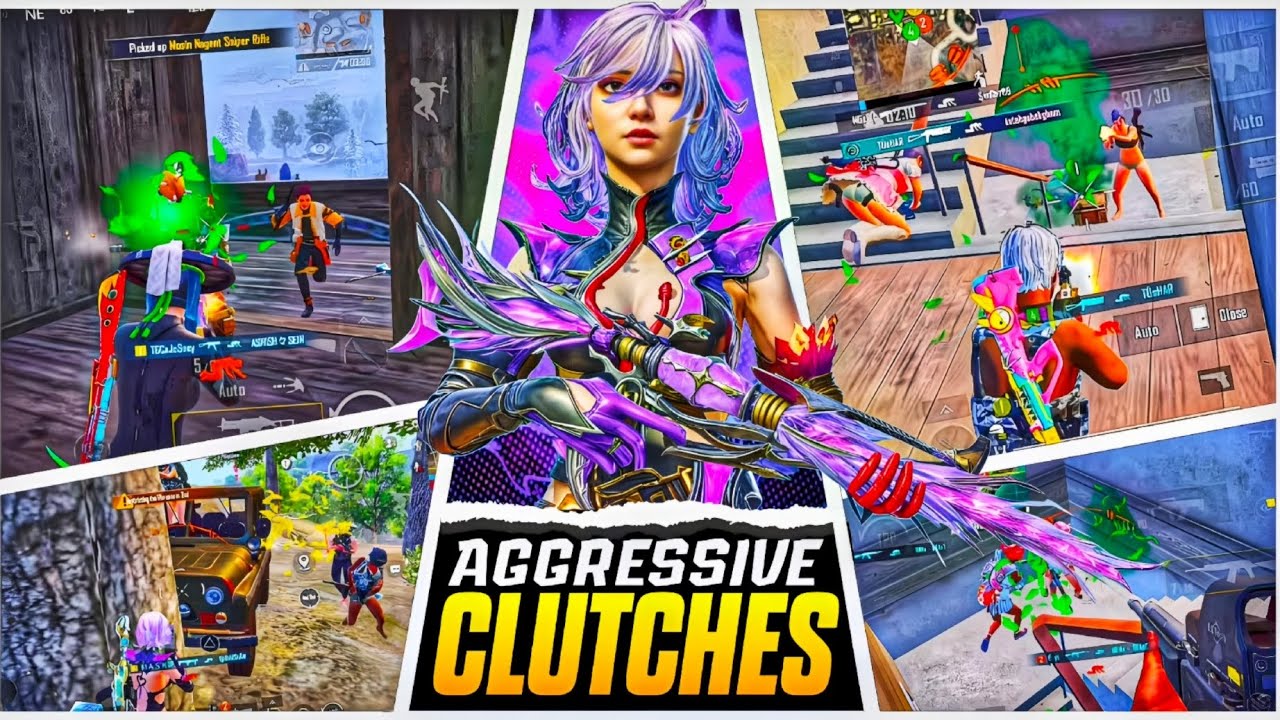 AGGRESSIVE CLUTCHES 120 FPS GAMEPLAY! 🔥 Fastest 3 Finger Player | BGMI ...