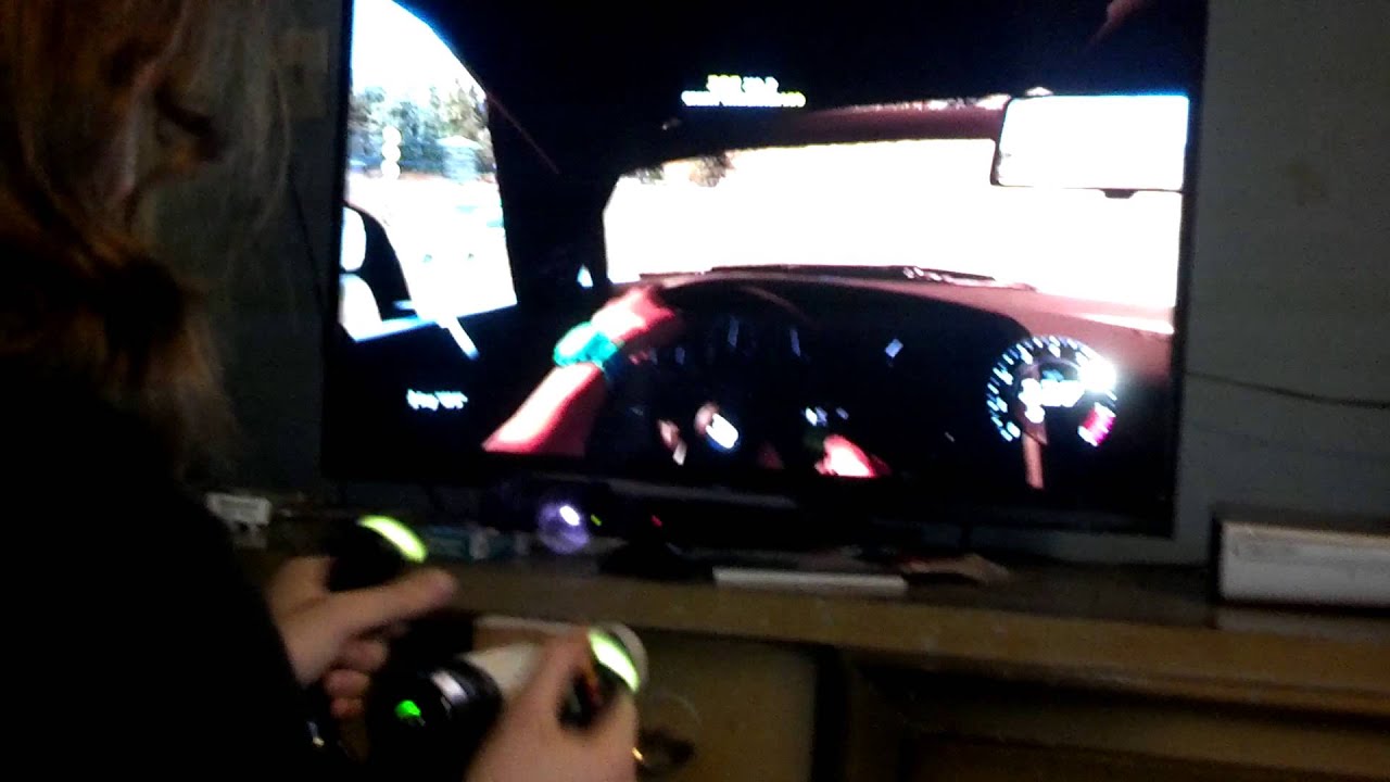 Xbox 360 wireless speed wheel mount - YouTube