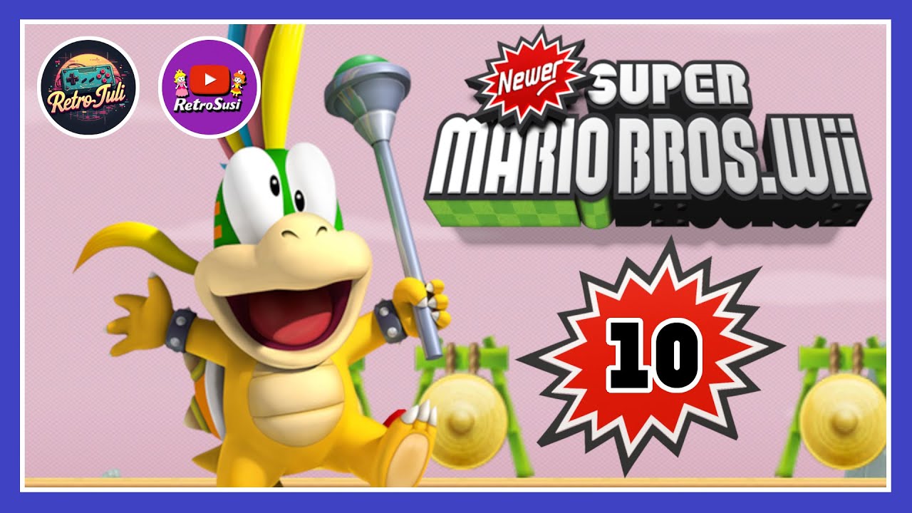 NEWER SUPER MARIO BROS. WII #10: Lemmy als Samurai - YouTube