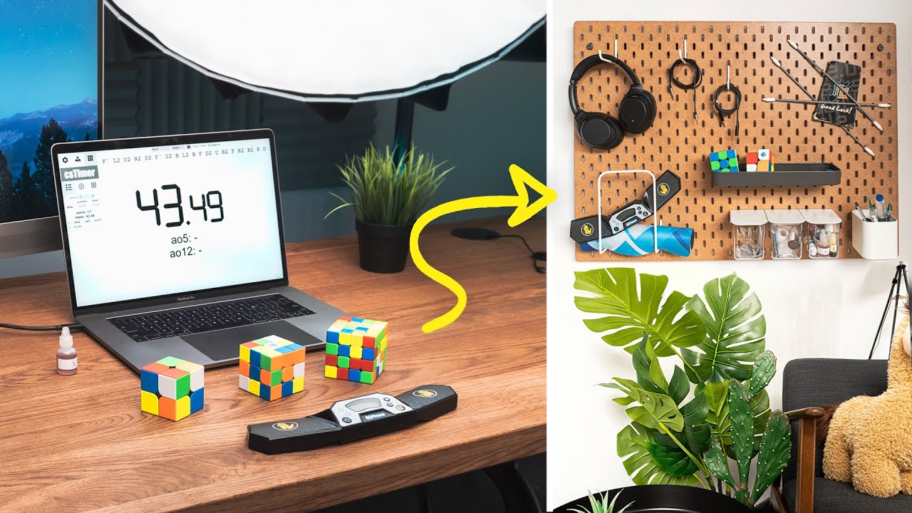 MY NEW CUBING SETUP - YouTube