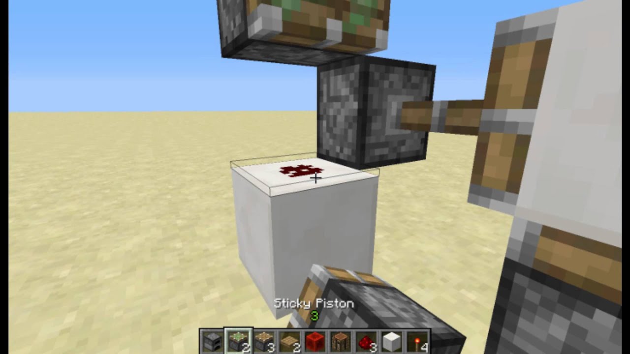 Minecraft Tutorial: (1.7.4) Small and Easy Block Swapper!! (Updated One ...