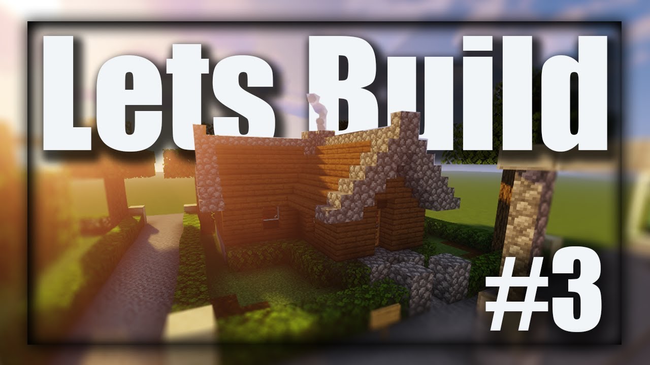 EASY to BUILD starter HOUSE! - Minecraft Lets Build #3 - YouTube