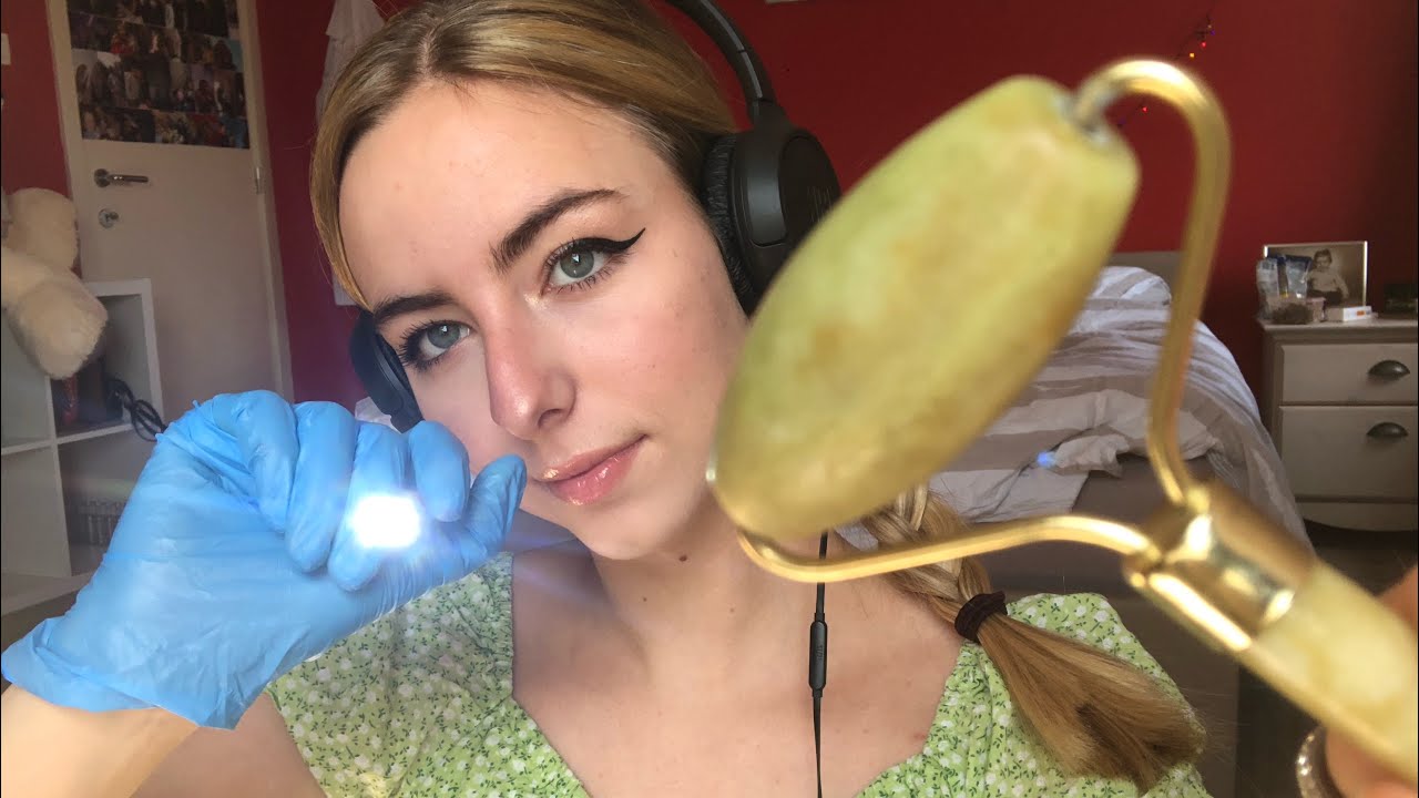 ASMR Chaotic Face Exam (Fast and Aggressive) - YouTube