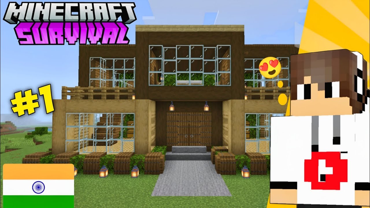 Minecraft PE 1.21 Survival Series Ep 1🔥 | Made op Survival Base ...