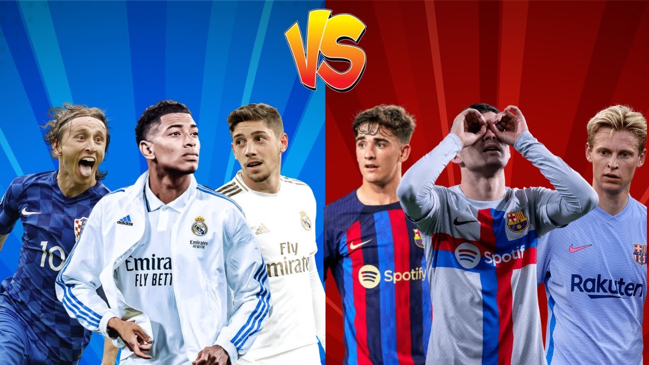 Bellingham Modric' Valverde 🆚 Pedri De Jong Gavi 🔥😲 - YouTube